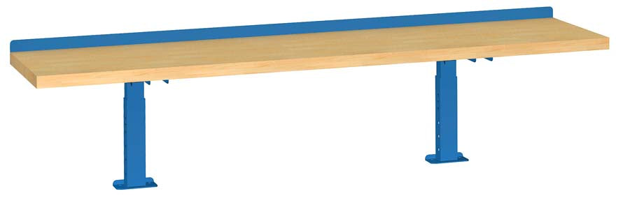 LISTA Adjustable Riser Shelf Kit With Butcher Top and Backstop - Lista ...